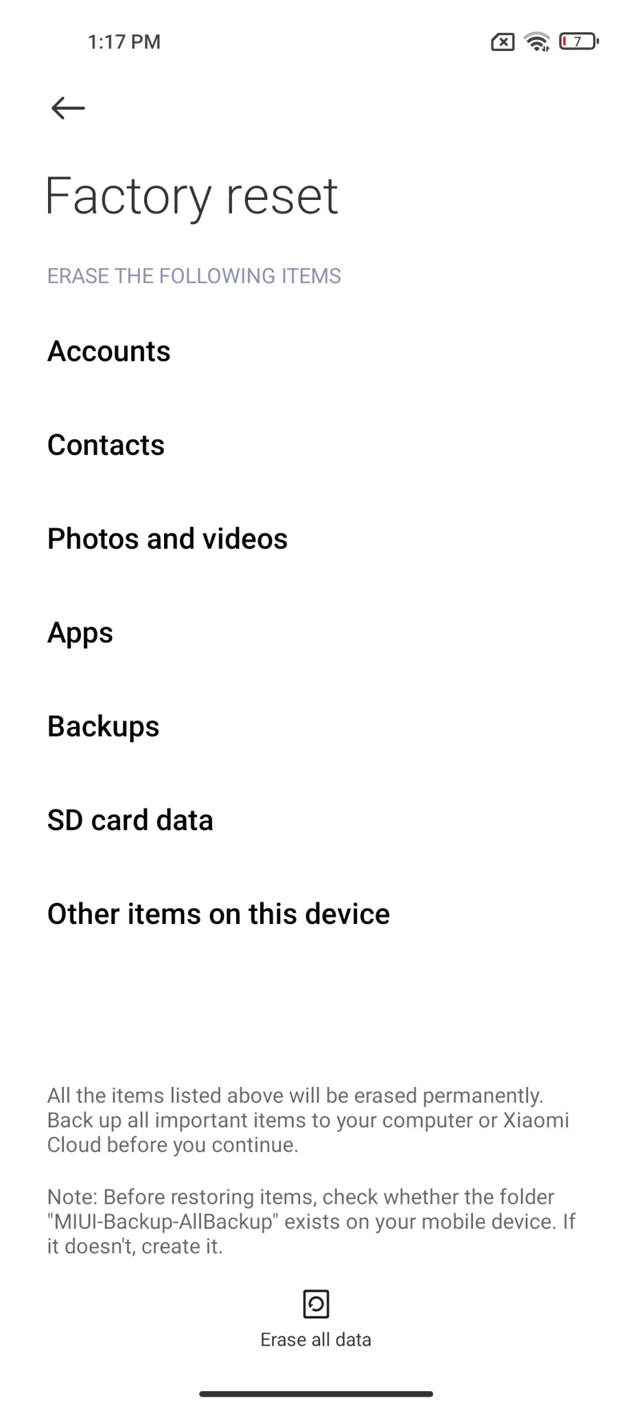 How To Reset Xiaomi Smartphone: All Procedures Explained - Onsitego Blog